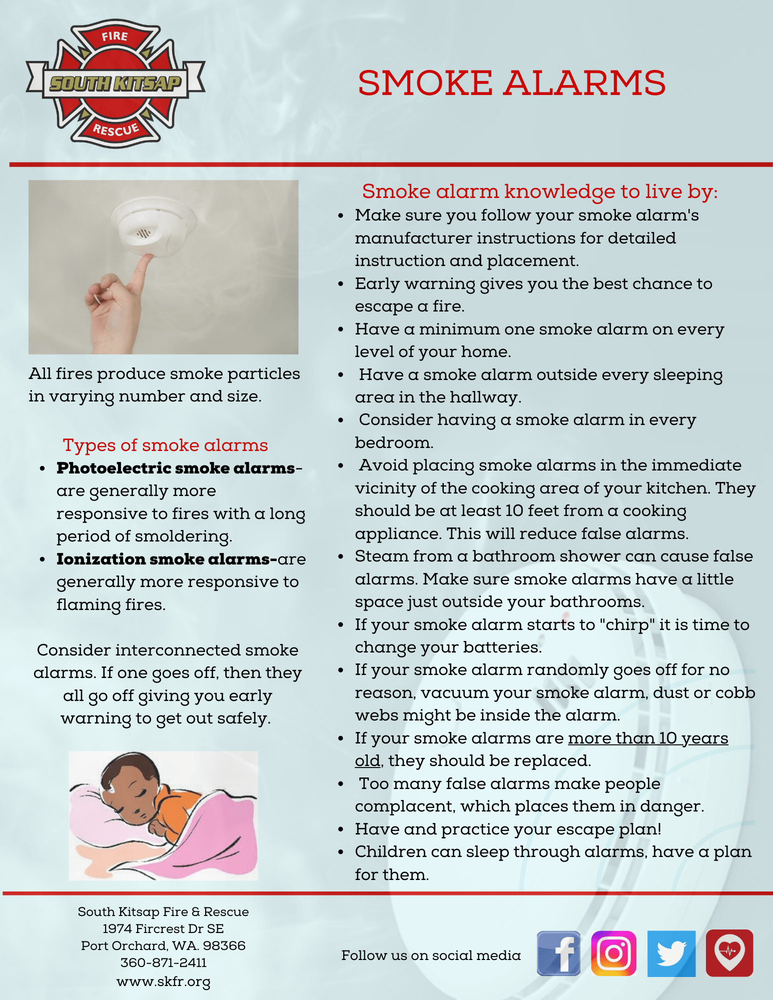 Home Fire Safety – South Kitsap Fire and Rescue