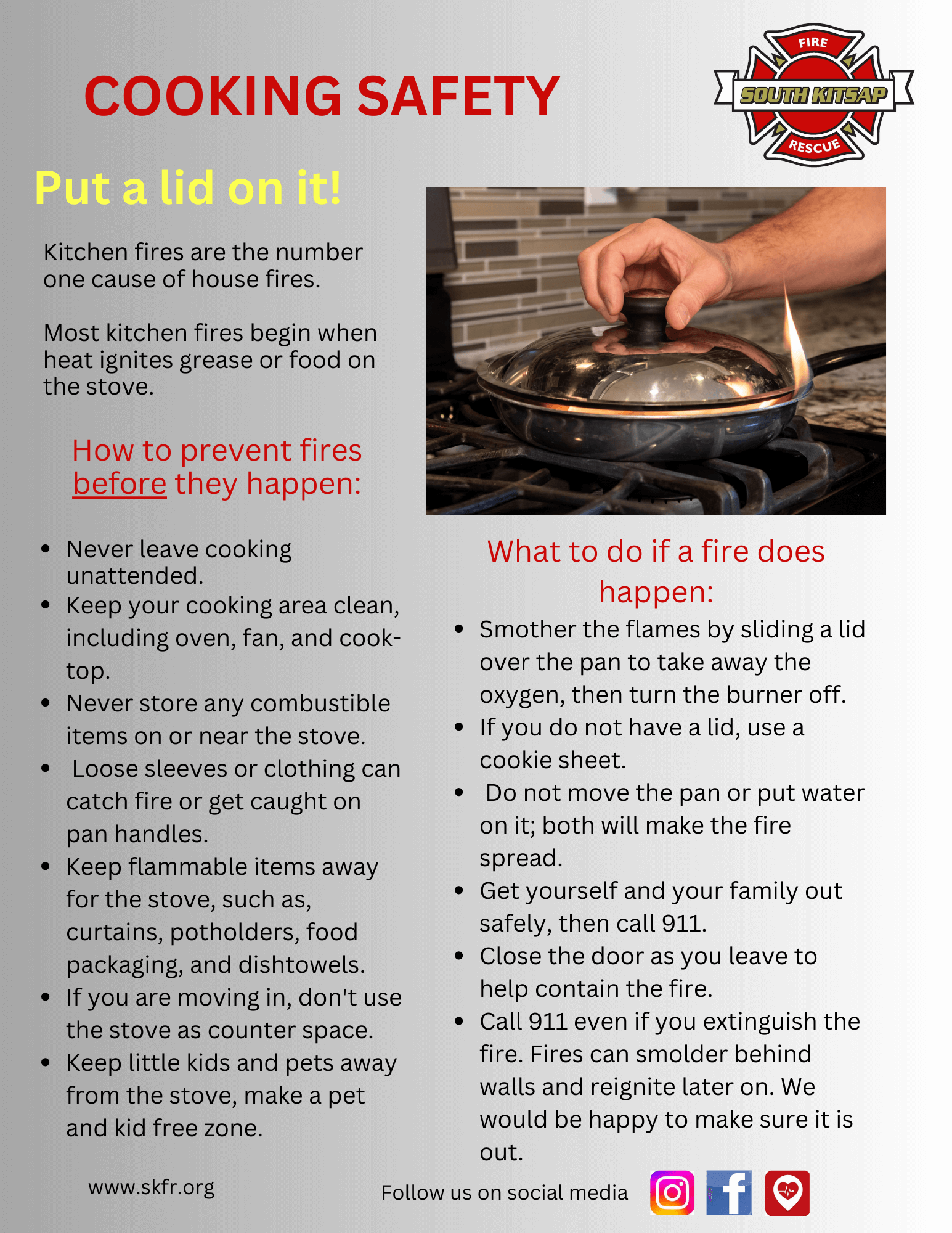 Home Fire Safety – South Kitsap Fire and Rescue